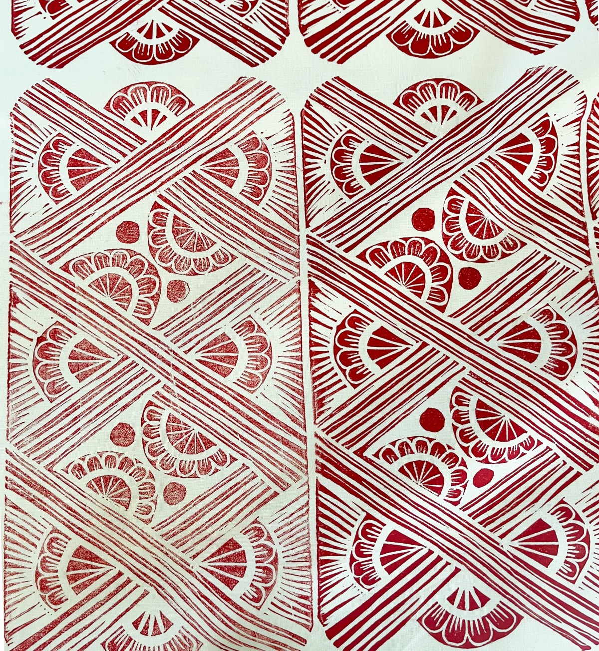 Floral Tablets Fabric